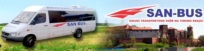 San-Bus w Autokar24.pl-Przewozy z Krakowa do Polanczyka,Soliny